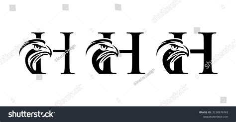 Vector Illustration Set Monogram Eagle Logo Stock Vector Royalty Free 2150979741 Shutterstock