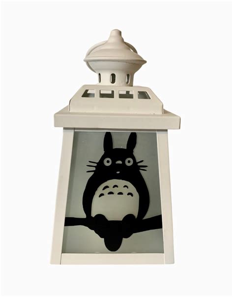 My Neighbor Totoro Anime Silhouette Led Metal Lantern Choice Of