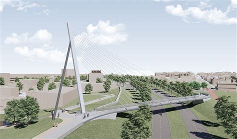 Schetsontwerp Zalkerdijkbrug Fietsbrug Tussen De Tippe En Westenholte Stadshagen