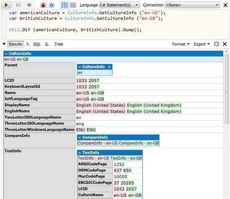 Linqpad Visually Compare Two Objects In The Latest