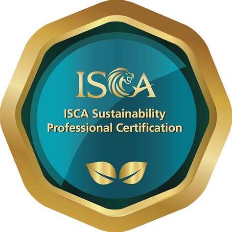 Isca Sustainability Professional Certification Credly