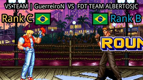 Real Bout Fatal Fury VS TEAM GuerreiroN BR Rank C Vs FDT TEAM ALBERTOSJC BR Rank B