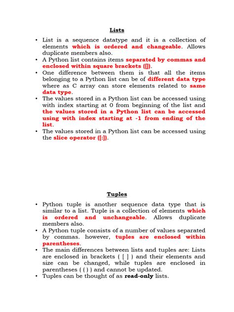 Lists Tuples Sets Download Free Pdf Bracket Data Type
