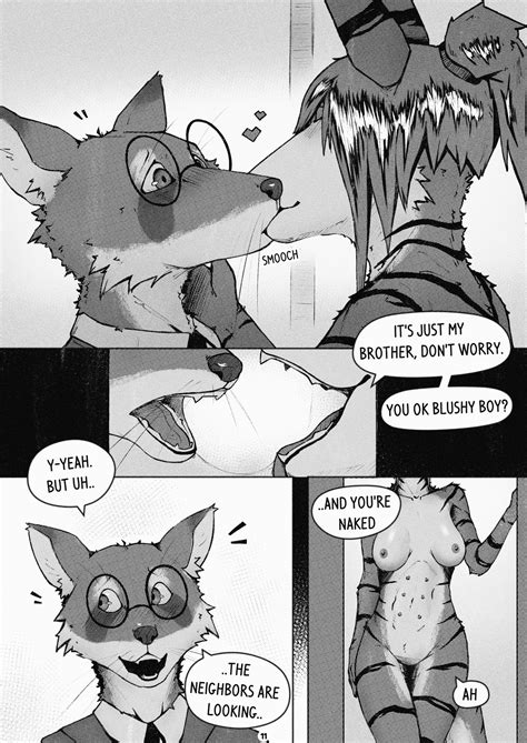 Rule 34 Anthro Arcsuh Black And White Blush Bodily Fluids Breasts