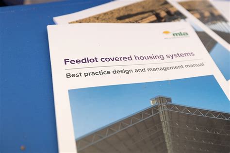 Mla Launches Manual For Covered Housing Systems In Australian Feedlots