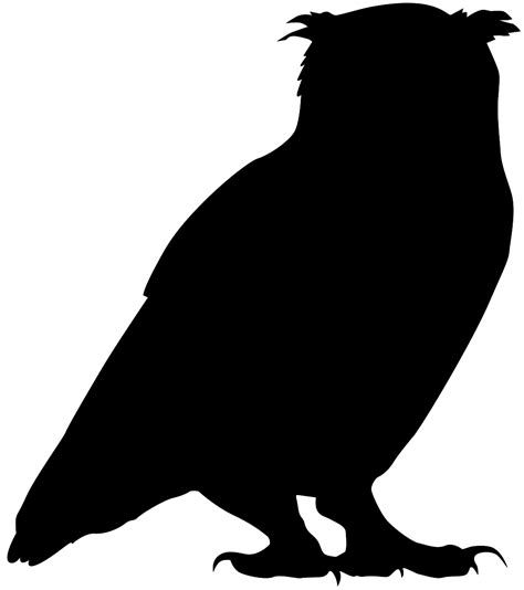 Clip Art Black And White Owl At Justin Heagney Blog