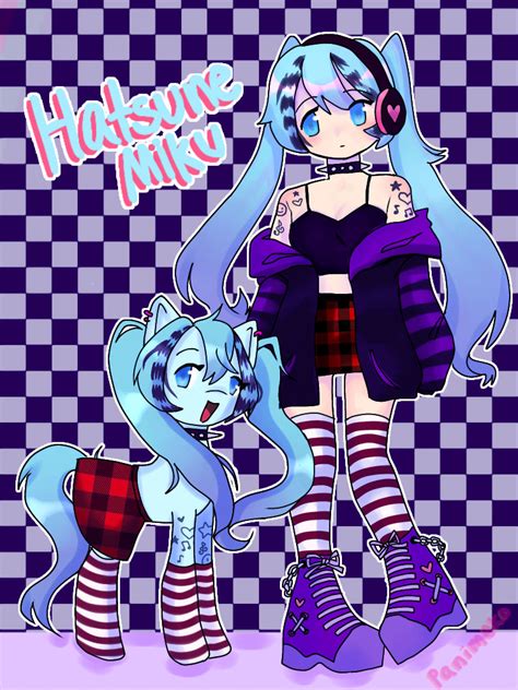 Emo Miku And Her Mlp Version By Panimeko On Deviantart