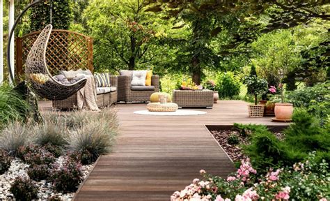 Nos 4 Inspirations Pour Aménager Une Terrasse En Bois Visite Déco Amenagement Jardin
