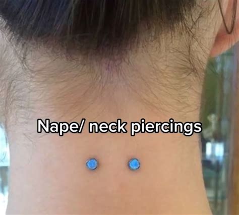 Lower Back Dermal Piercing Eye