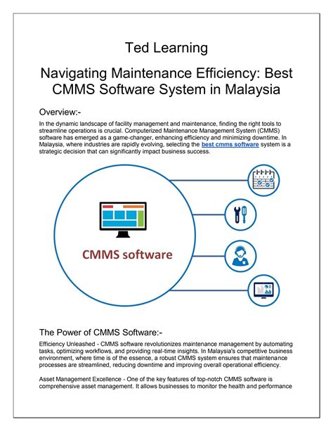 Best Cmms Software System In Malaysia By Ycloudx Issuu