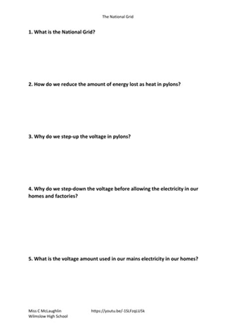 Physics 1 4 Generating Electricity Aqa Gcse Teaching Resources
