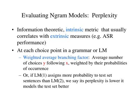 Ppt Language Modeling Ngrams Powerpoint Presentation Free Download