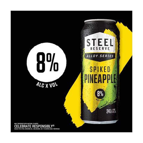 Buy Steel Reserve Alloy Series Spiked Pineapple 24 Fl Oz Can 1 Ct