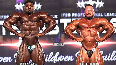 Andrew Jacked VS Hunter Labrada Physique Comparison Hunterlabrada