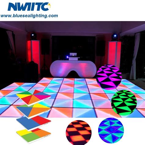 Rgb 조명 조명 바닥 타일 인터랙티브 Led 댄스 플로어