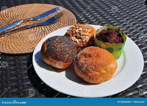 Assorted Cake Bread Stock Image Image Of Knife Malaysia 40340481