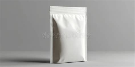 Presentation Mockup Of A Plastic Bag For Chip Packaging Including