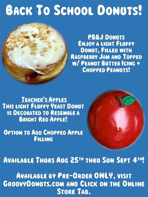 Back To School Donuts Are Here — Groovy Donuts