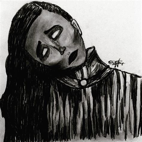 The Bent Neck Lady Fanart Bentnecklady Drawing Horror