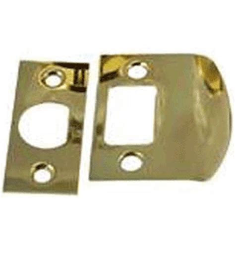 Solid Brass Standard Strike Plate And Face Plate