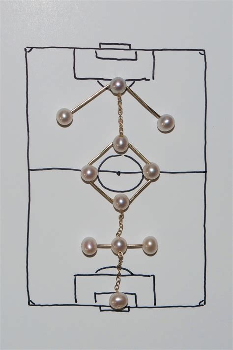 Saskia Diez Creates Football Formation Earrings Ahead Of World Cup