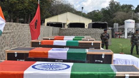 Jammu And Kashmir Indian Army Pays Tribute To Soldiers Martyred In