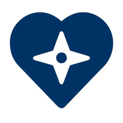 Premium Vector Compass Heart Shaped Pictogram