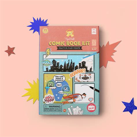 Tiger Tribe Comic Book Kit Buy Online At Daisy And Hen