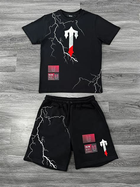 Trapstar T Lightning Shorts Blackinfrared Rstheplug