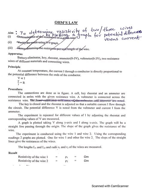 Physics Practicals Pdf