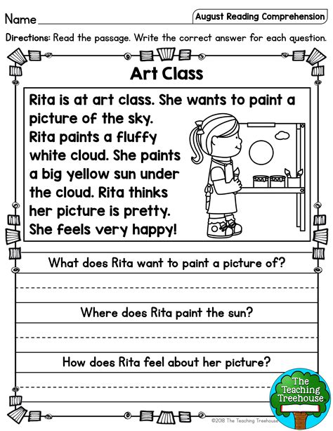 Comprehension For Grade 1