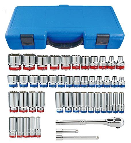 Kt Pro A4005cr 12 Drive 47 Piece Sae And Metric Socket Set Harry J Epstein Co