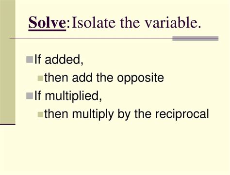 Ppt Solving Equations Powerpoint Presentation Free Download Id5653624