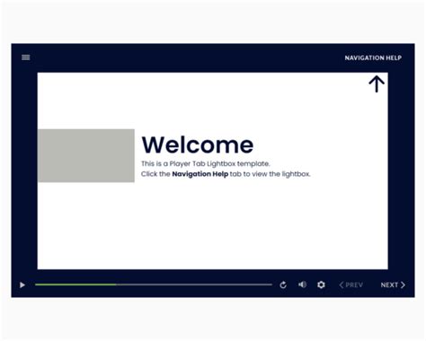 Storyline Course Player Navigation Help Template Articulate Community