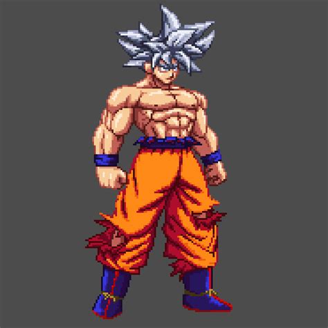 Swl Ui Goku Sprite Sheet By Foxyspriter On Deviantart