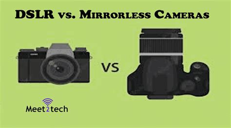 DSLR Vs Mirrorless Cameras