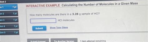 Solved INTERACTIVE EXAMPLE Calculating The Number Of Chegg Com