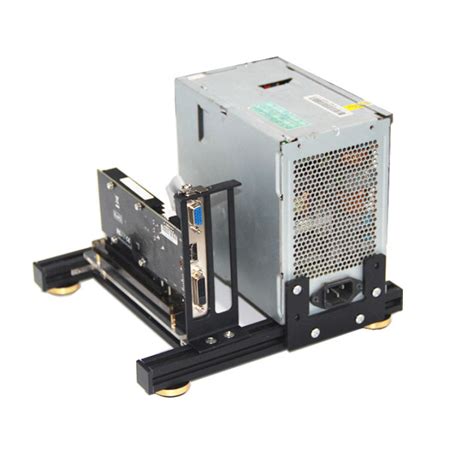 Gpu Psu Holder Diy External Graphics Card Rack With Power Supply Base For Atx Psu Aluminium