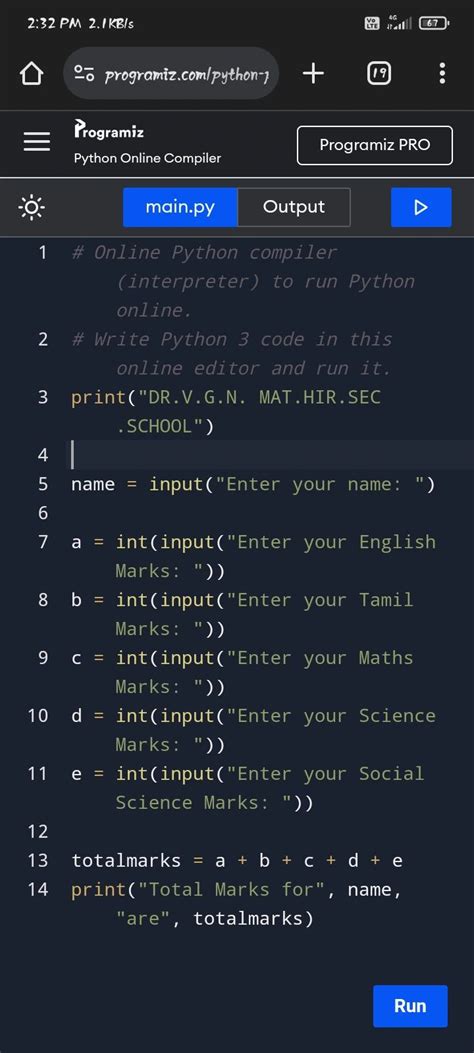 Madhana Krishnan On Linkedin Gurutech My First Python Code