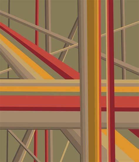Retro Abstract Digital Art By Bekim M Fine Art America