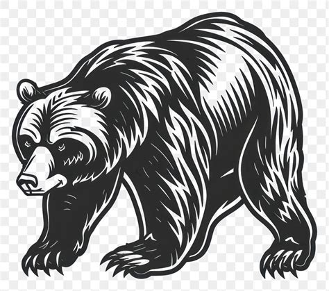 Png Grizzly Bear Tattoo Flat Free Png Rawpixel
