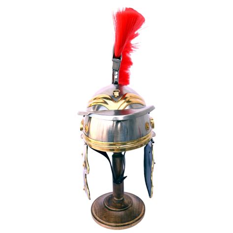 Imperial Itallic Roman Officer Helmet With Liner And Detacha