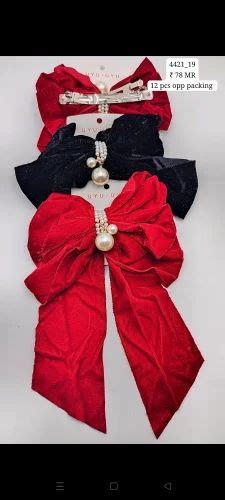 Fabric Hair Clips Fancy Hair Bows At Rs 78piece In New Delhi Id