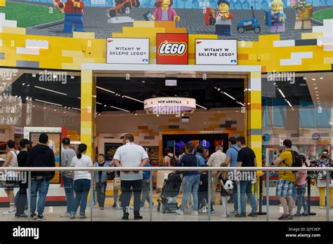 Poznan Poland May 07 2022 Entrance To LEGO Store In Shopping Center