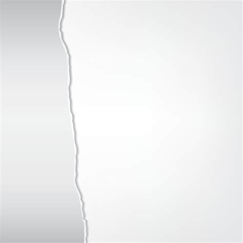 White Rectangular Torn Paper Tear Royalty Free Vector Image