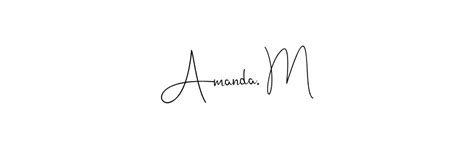 85 Amanda M Name Signature Style Ideas Amazing Name Signature