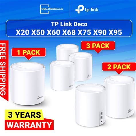 Tp Link Deco X20 X50 X60 X68 X75 X90 X95 1 2 3 Pack Whole Home Mesh