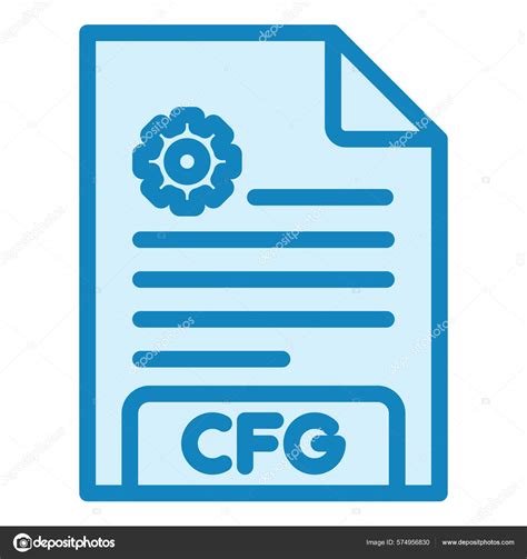 Cfg File Format Icon Vector Illustration Stock Vector By Muhammadatiq