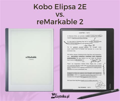 remarkable 2 vs kobo elipsa 2e elektroniczne notatniki naczytniku pl