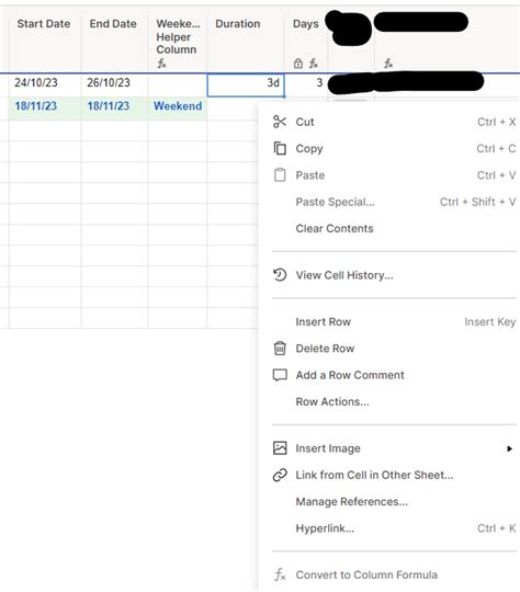 Convert To Colum Formula On New Duration Column — Smartsheet Community